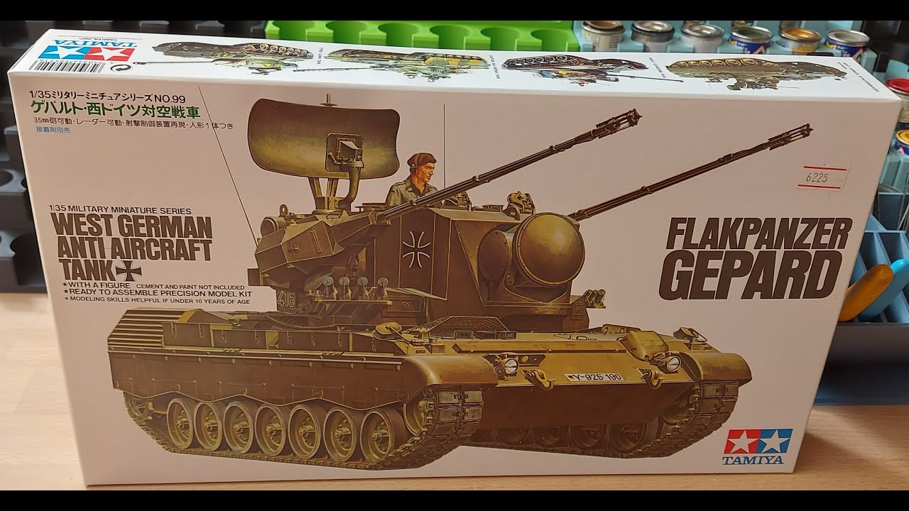 Tamiya 35099 Flakpanzer Gepard 1:35 Photo build - YouTube