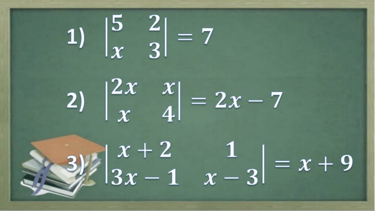 Cara Menentukan Nilai Variabel X Pada Bentuk Determinan Matriks YouTube cara-menentukan-nilai-variabel-x-pada-bentuk-determinan-matriks-youtube