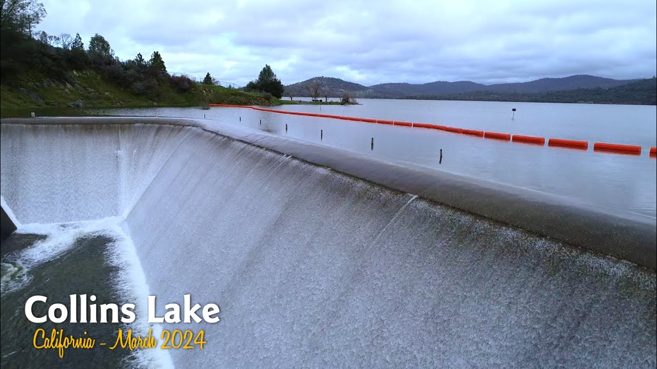 Collins Lake is 100% Full - March 2024 - YouTube