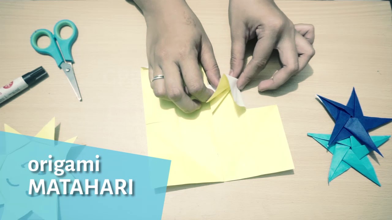 ORIGAMI MATAHARI - YouTube