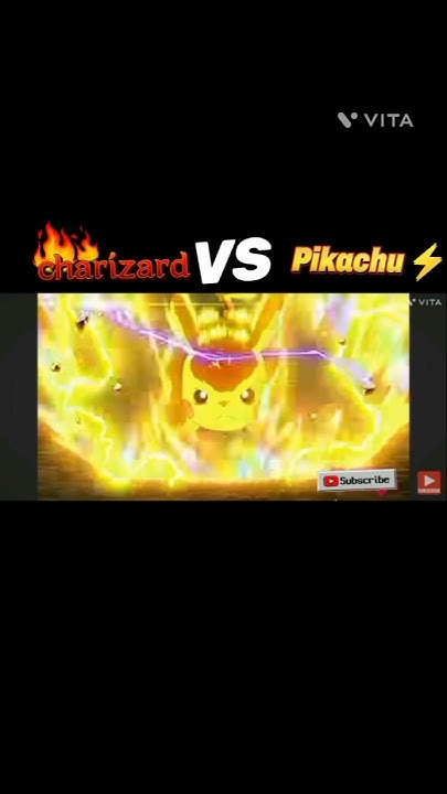 Ash's Pikachu ⚡VS Leon's Charizard 🔥#viralshort #edit #pikachu #charizard #pokemon - YouTube