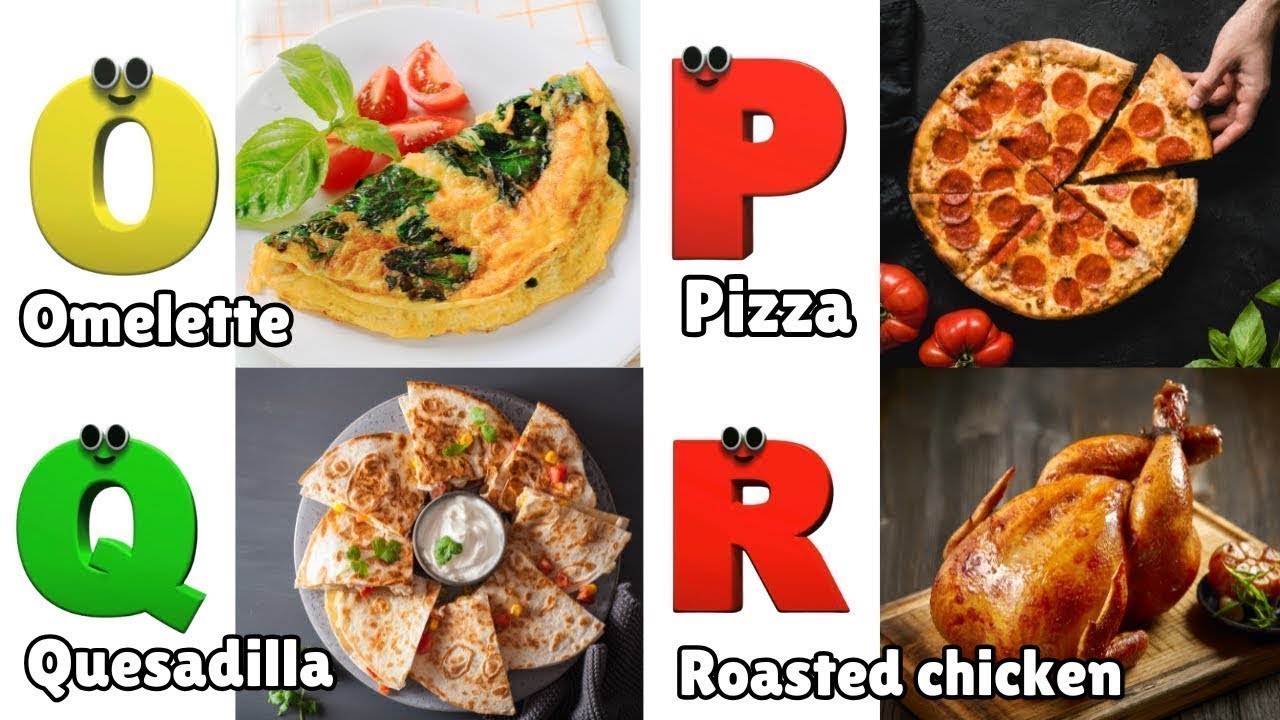 Food Alphabet Song for Kids | Food ABC Song | Phonics for Kids | Learn ...