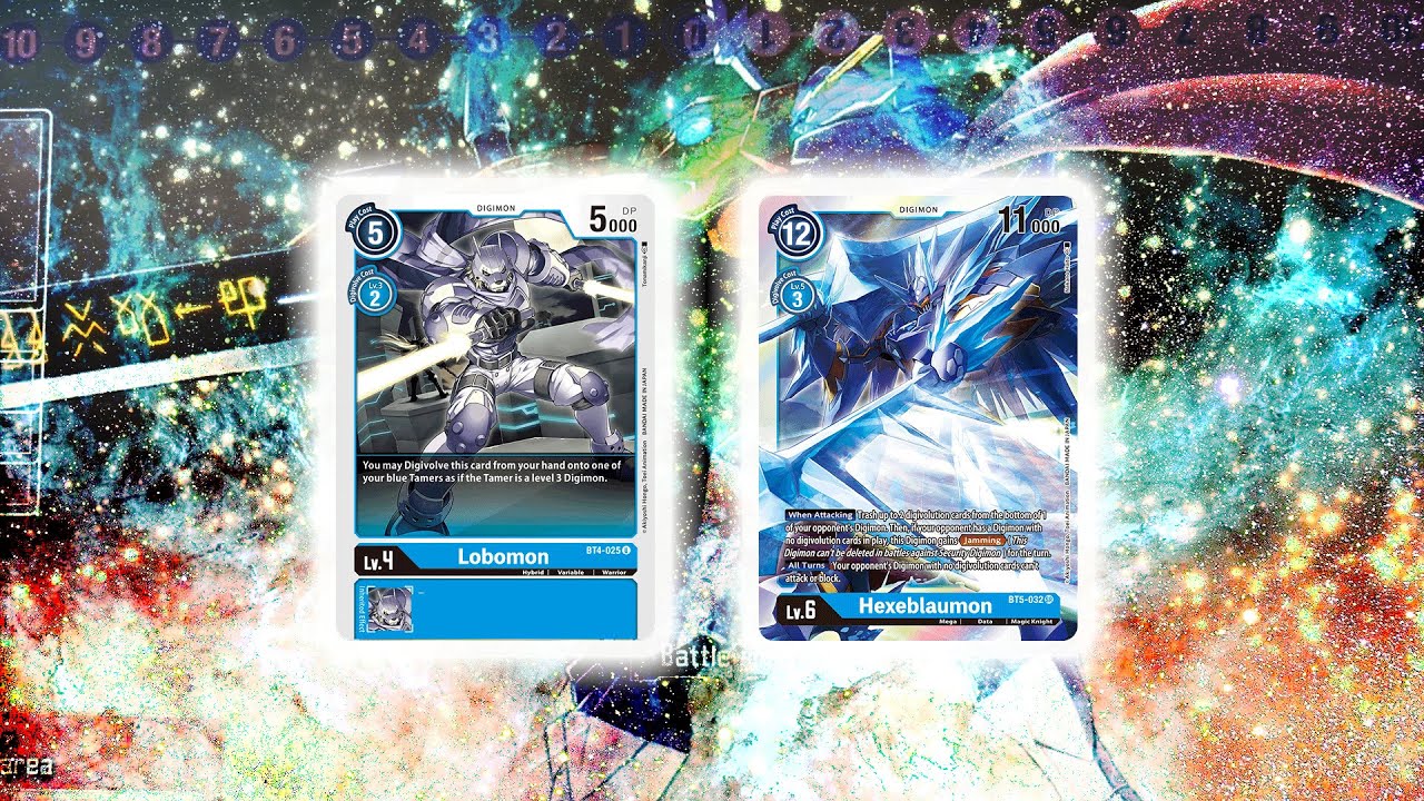 Digimon Set 5 Deck Profile: BLUE HEXEBLAUMON! Digimon Trading Card Game ...