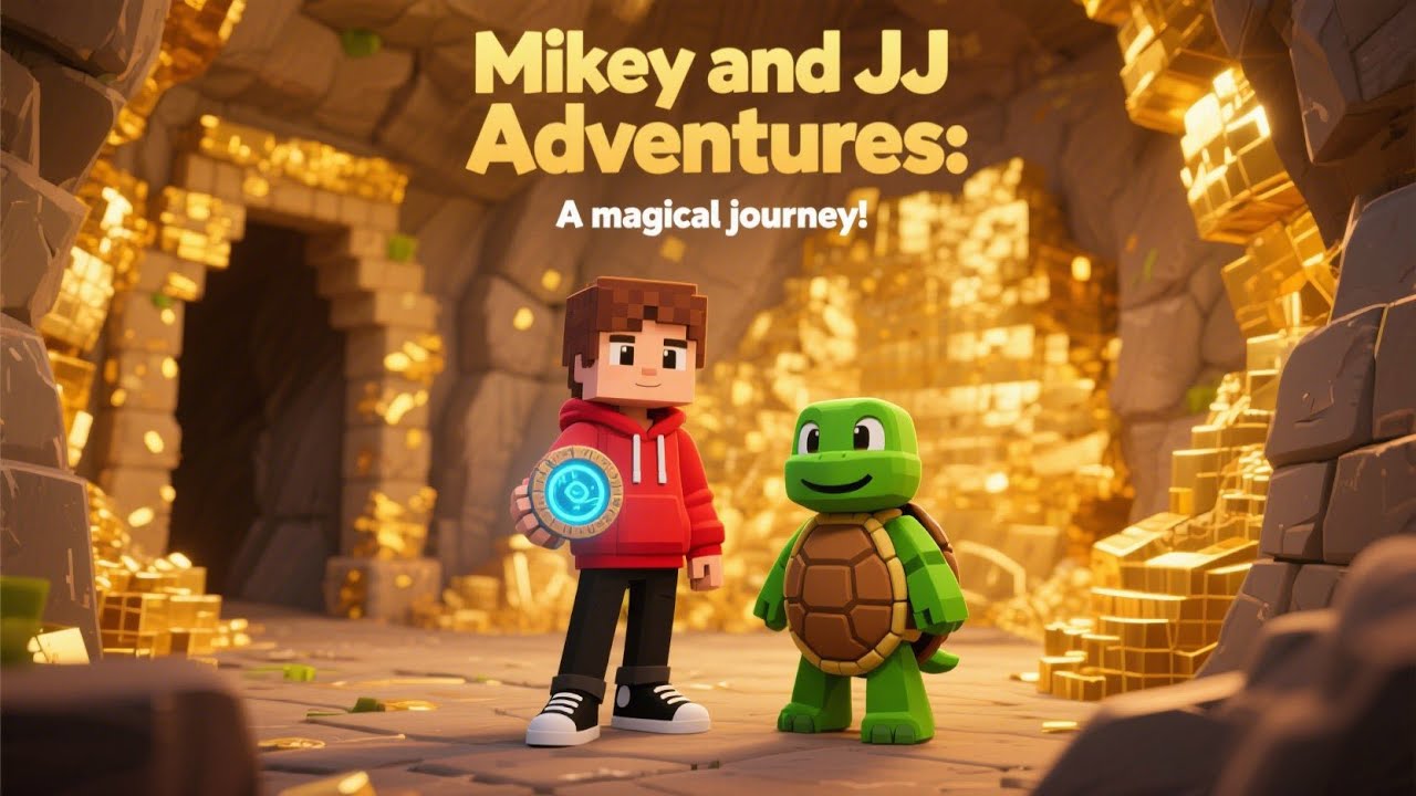 Mikey and JJ in MAGICAL JOURNEY?!?! Maizen Minecraft Animation - YouTube