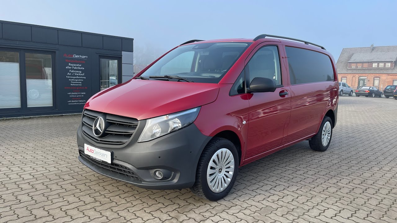 Mercedes Vito Kasten 119 CDI PRO 4x4 kompakt AHK - YouTube