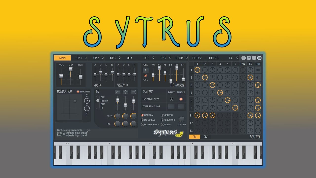 Making random sounds with Sytrus - YouTube