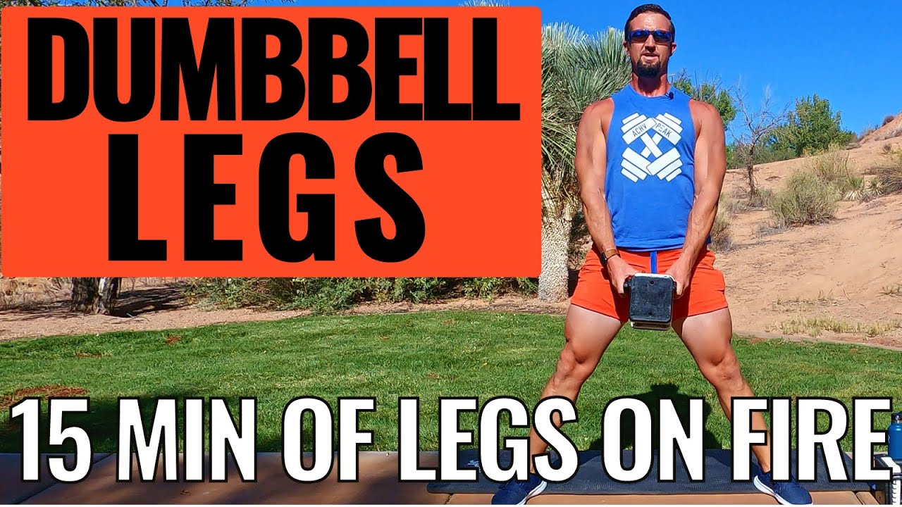 15 Minute Dumbbell Legs Workout - Low Impact - YouTube