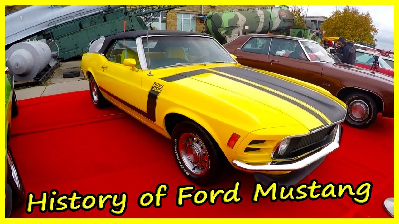 History of Ford Mustang From the 70s and 80s. Old American Cars of the ...