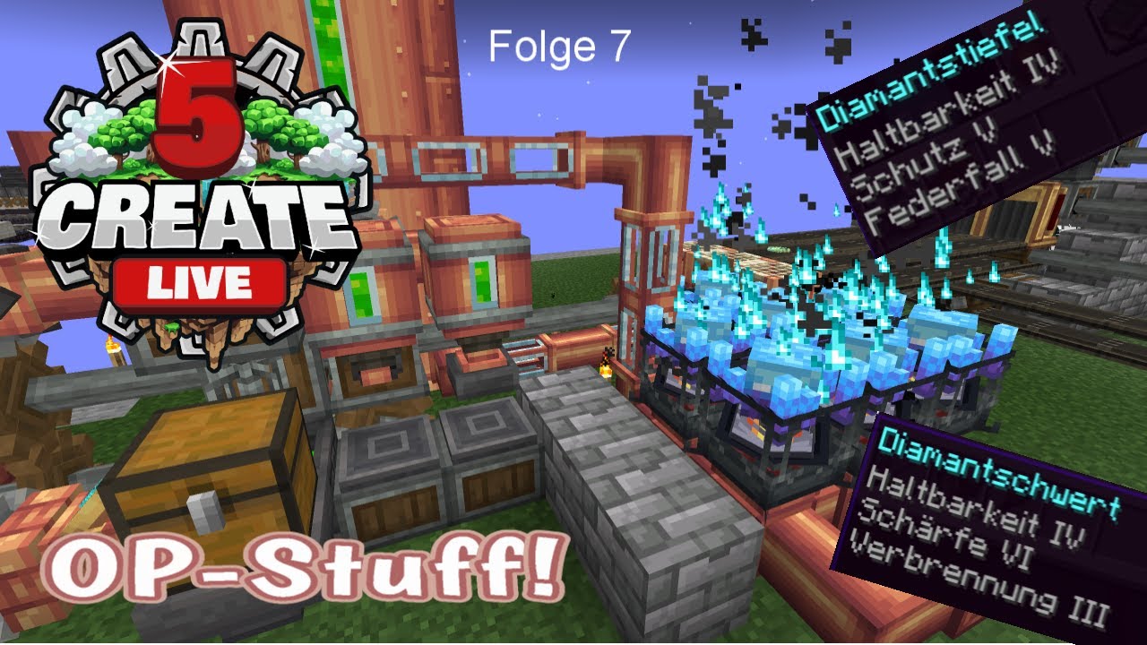 OP-Enchantments durch Blazeburner! | Create Live 5 | Folge 7 - YouTube