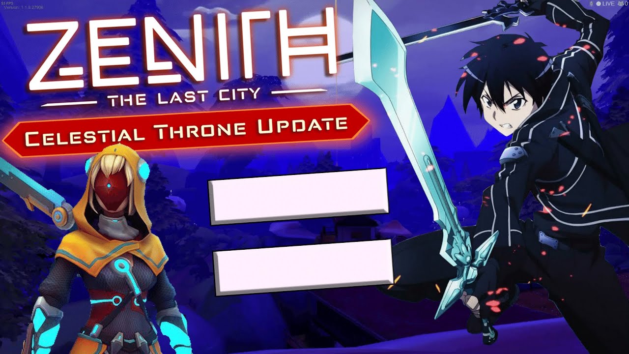Zenith is the closest thing we have to Sword art Online right now ...