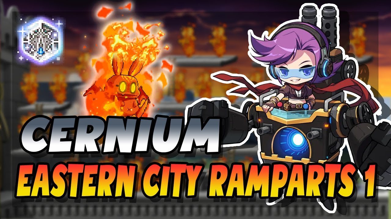 Cernium Eastern City Ramparts 1 | Maplestory Mechanic Training Rotation ...