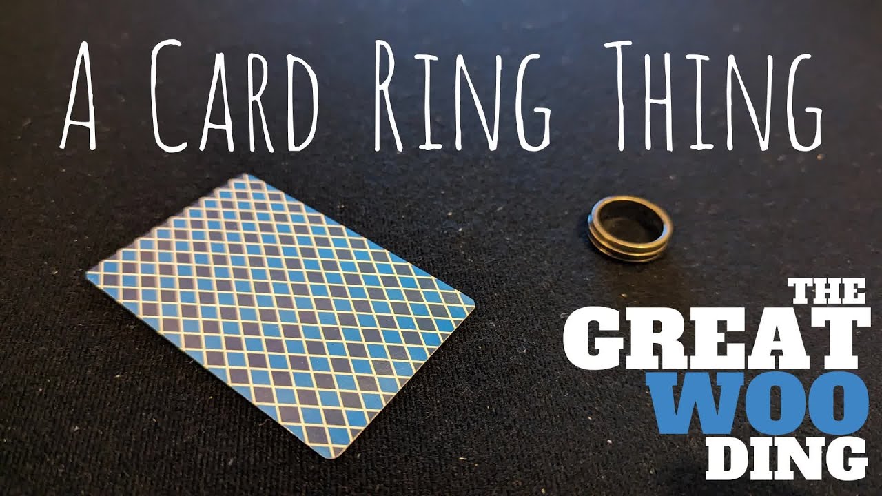 A Card Ring Thing - YouTube