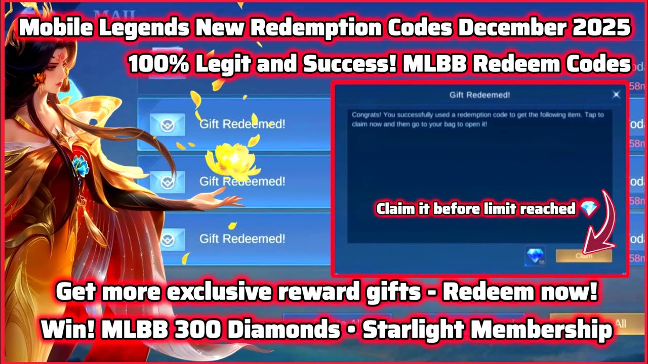 Mobile Legends New Limited Time Redeem Codes December 29, 2025 - MLBB ...