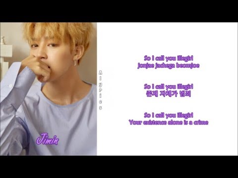BTS (방탄소년단) - Dimple (Rom-Han-Eng Lyrics) Color & Picture Coded