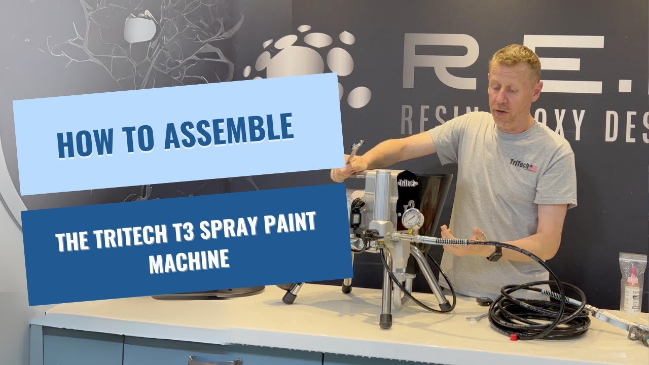 How To Assemble The Tritech T3 Spray Paint Machine - YouTube