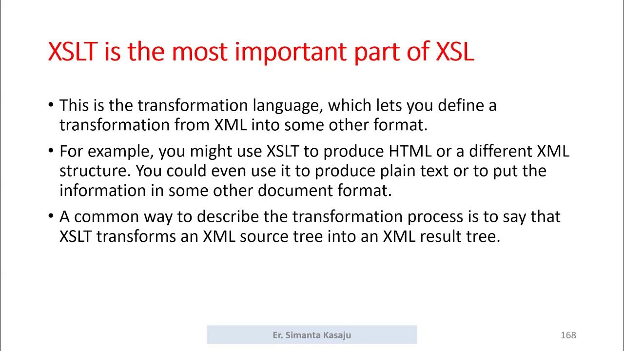xsl and xslt starting - YouTube
