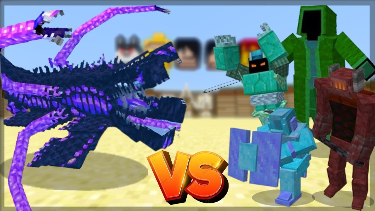 Minecraft: THE LEVIATHAN VS WORLD OF BOSSES ! - BATALHA DE MOBS | 1.19. ...