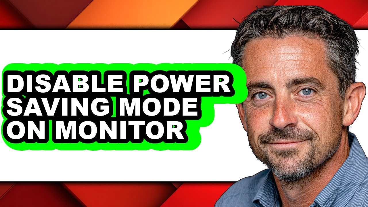 How to Disable Power Saving Mode on Monitor (only Way) - YouTube