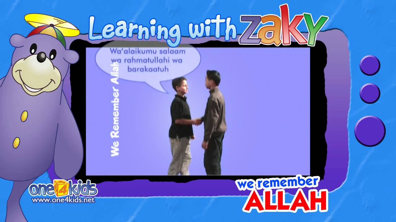 Muslim greeting | Learning with Zaky - YouTube
