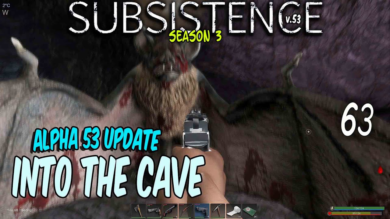 Subsistence: S3 #63 Into the cave of alpha 53 - YouTube
