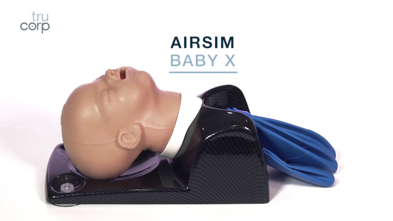 AirSim Baby X | Infant Airway Management Trainer | Simulaids - YouTube