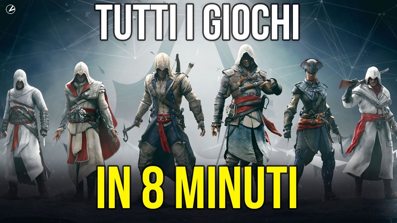 Assassin's Creed: TUTTI I GIOCHI in 8 MINUTI - YouTube