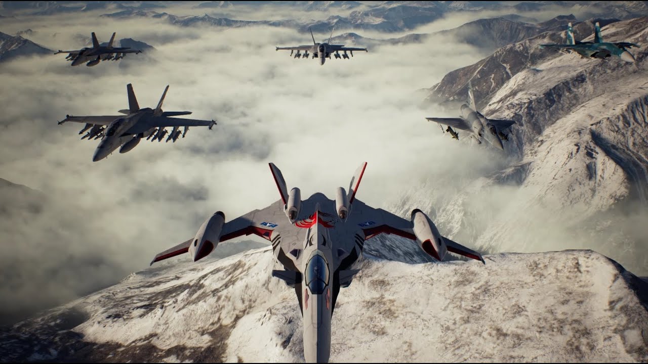 Ace Combat 7 - [Macross YF-29 Durandal Mod playthrough] Mission 09 - Faceless Soldier - YouTube