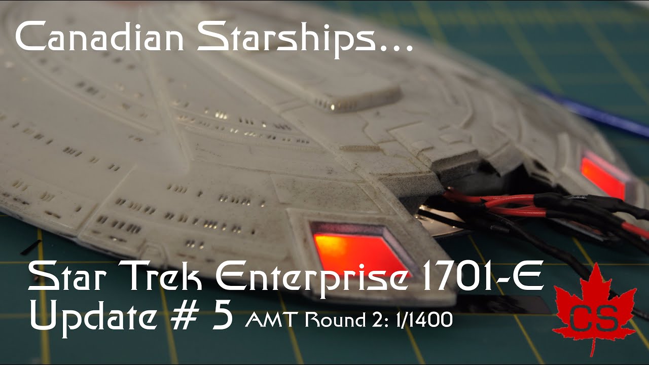 Star Trek Enterprise E Model Build Update #5 (2018) - YouTube