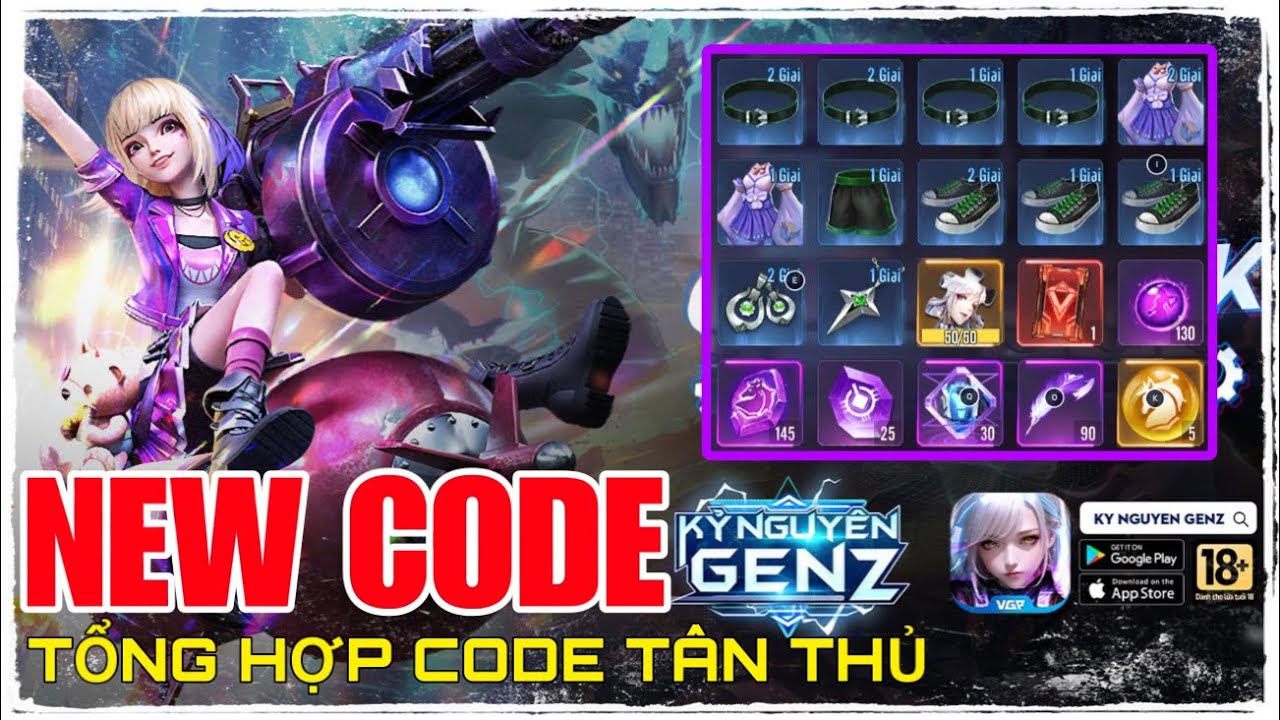 [ New Code ] Kỷ Nguyên GenZ - VGP | Cập Nhật 14 Code Mới Nhất Cho Tân Thủ - YouTube