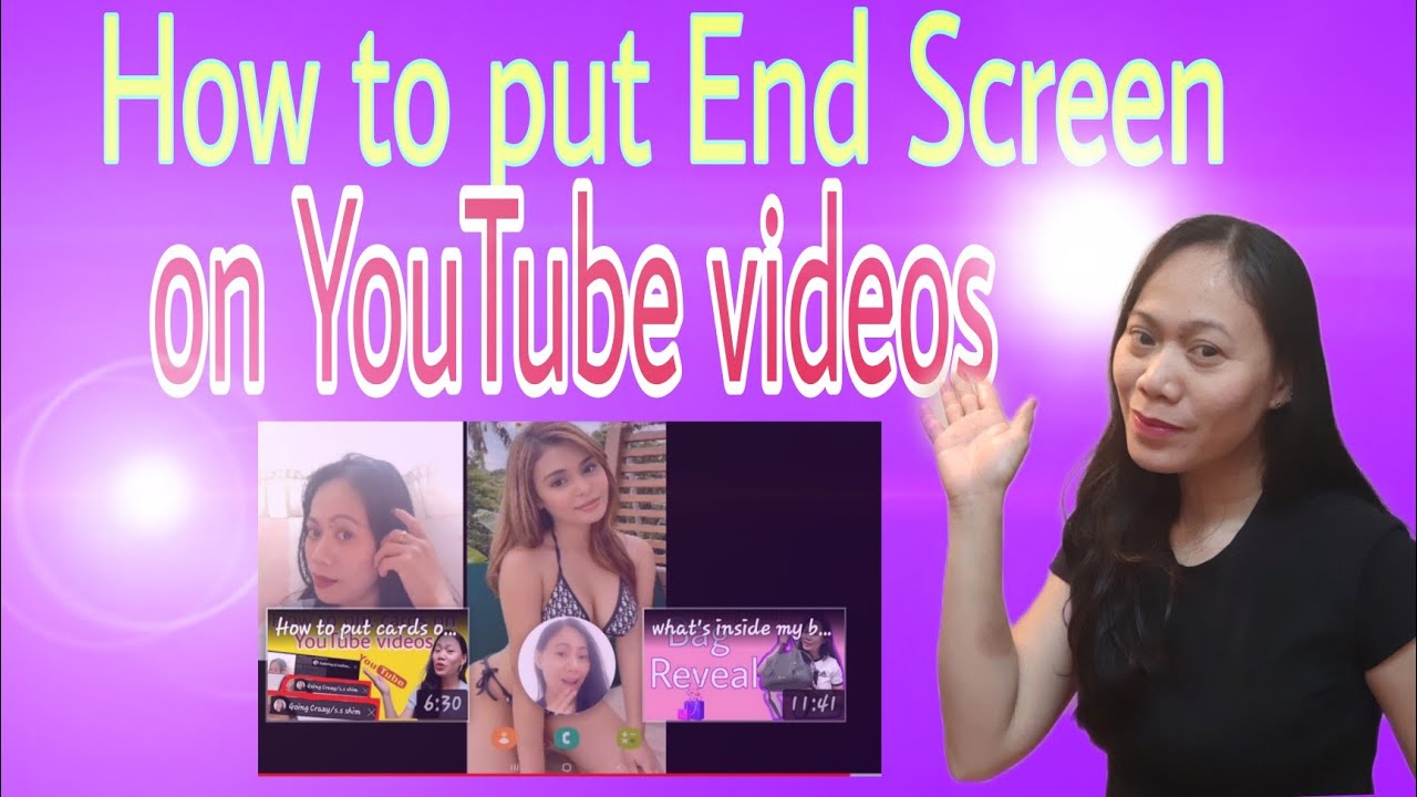 how to put End screen elements on YouTube videos #endscreenelements ...