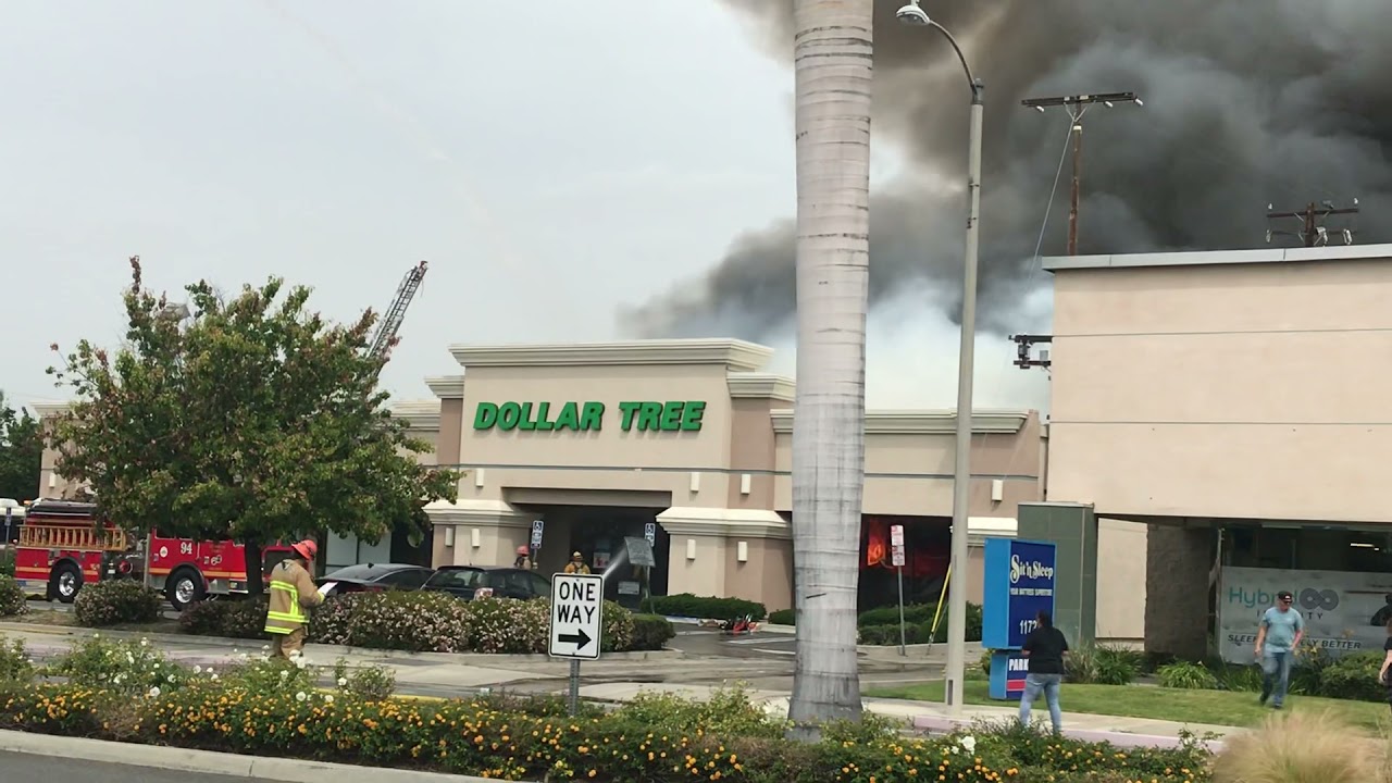 Dollar Tree On fire - YouTube