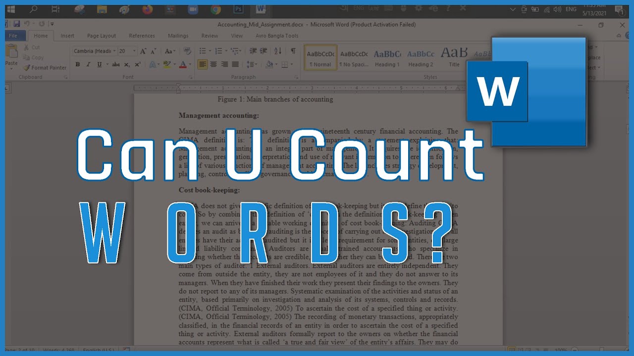 How To See The Number Of Words In MS Word Document LeonsBD YouTube How To See The Number Of Words In MS Word Document LeonsBD YouTube