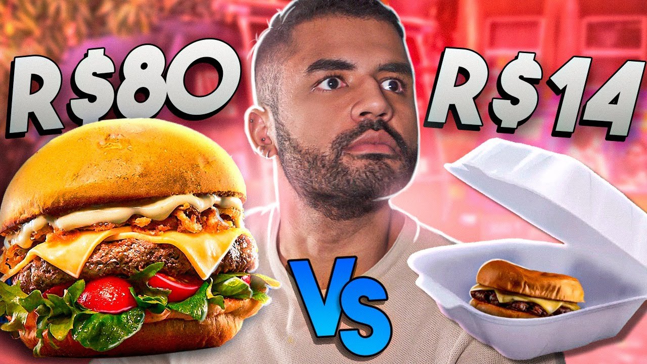 HAMB RGUER DE 80 REAIS X 14 REAIS CARO X BARATO YouTube hamb-rguer-de-80-reais-x-14-reais-caro-x-barato-youtube