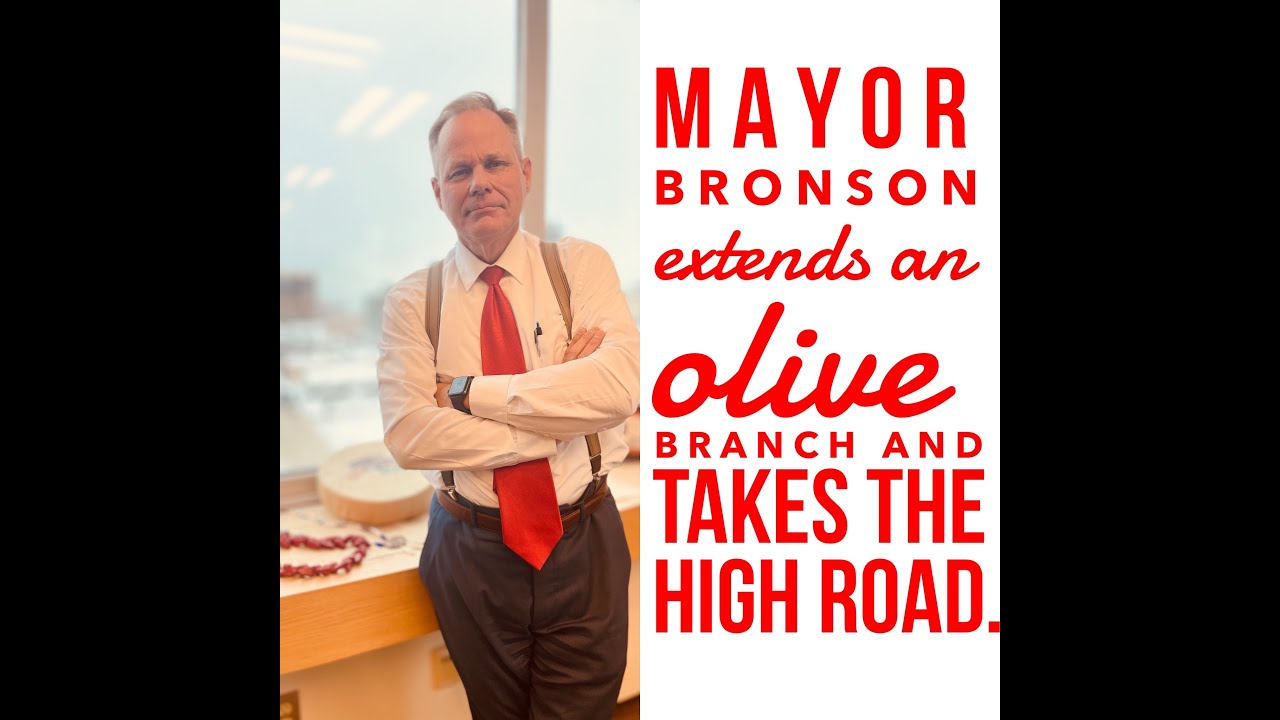 Mayor Dave Bronson is taking the High Road. - YouTube