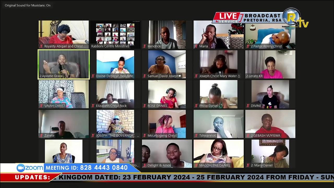 02 FEBRUARY 2024 FRIDAY LIVE BROADCAST SERVICE WITH PROF. LESEGO DANIEL AND SONS PART 1 - YouTube