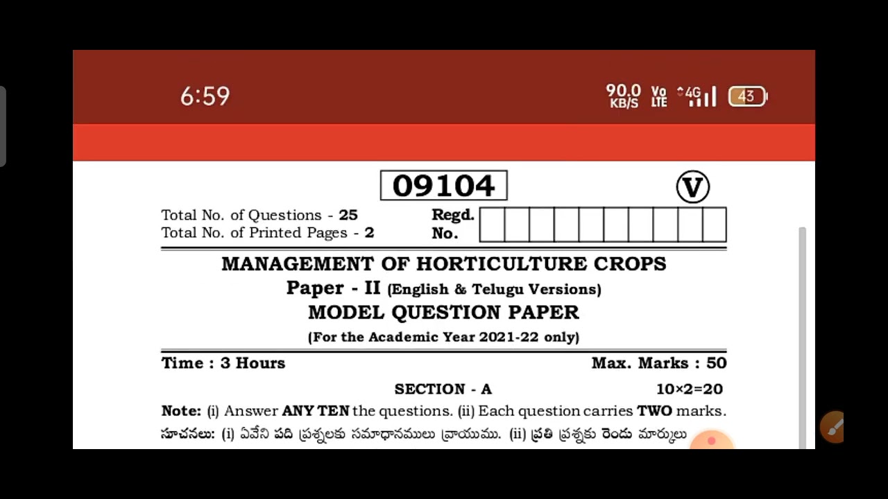 Model Question papers in ACP- 2nd years in paper-1,2,3 only for 2021-22 ...