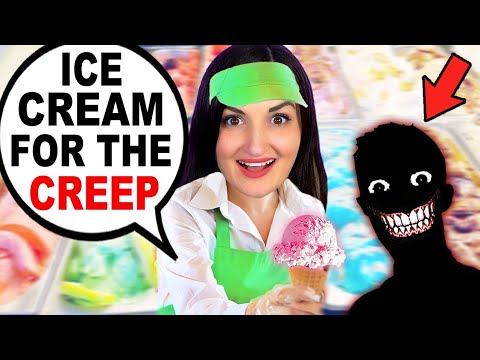 Ich habe versucht, in einem Eiscremeladen zu arbeiten ... aber gruselige Kunden lassen mich nicht...
