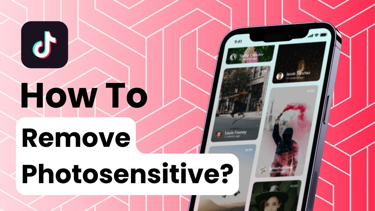 How To Remove Photosensitive Content On TikTok? - YouTube
