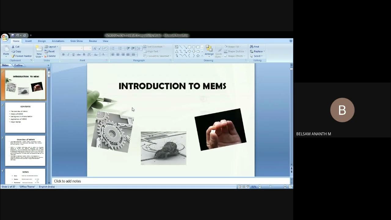 MEMS INTRODUCTION - YouTube