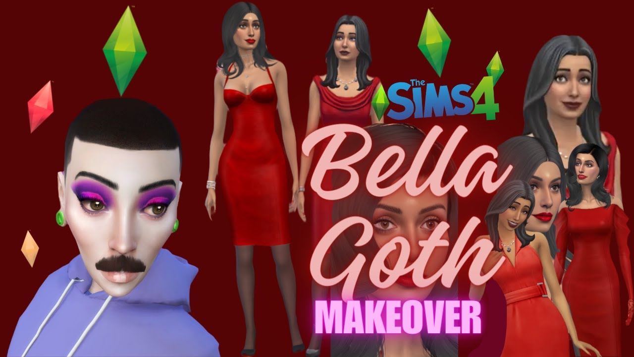 Bella Goth Makeover | The Sims4 | CAS | - YouTube