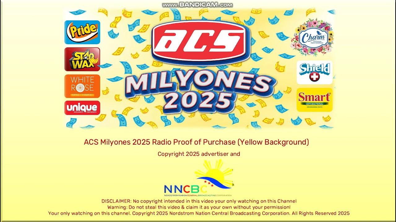 ACS Milyones 2025 (Proof of Purchase) - YouTube