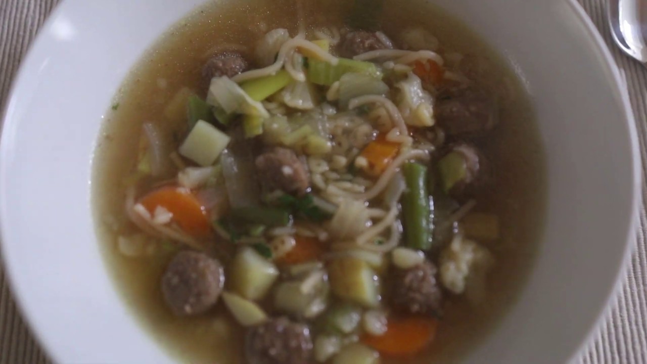 Groente soep maken - YouTube