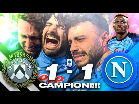 🏆 CAMPIONI D’ITALIA!!! 🇮🇹 UDINESE 1-1 NAPOLI | LIVE REACTION NAPOLETANI AL MARADONA HD