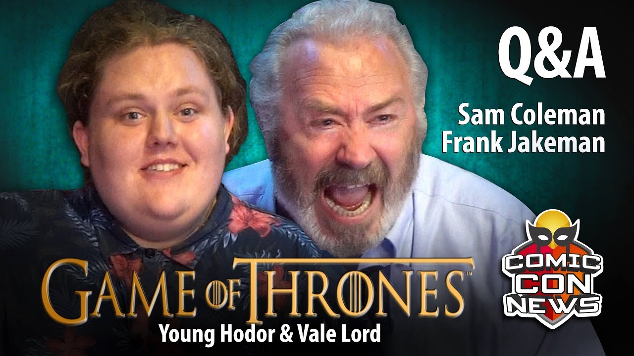Young Hodor Sam Coleman and Vale Lord Frank Jakeman Game of Thrones ...
