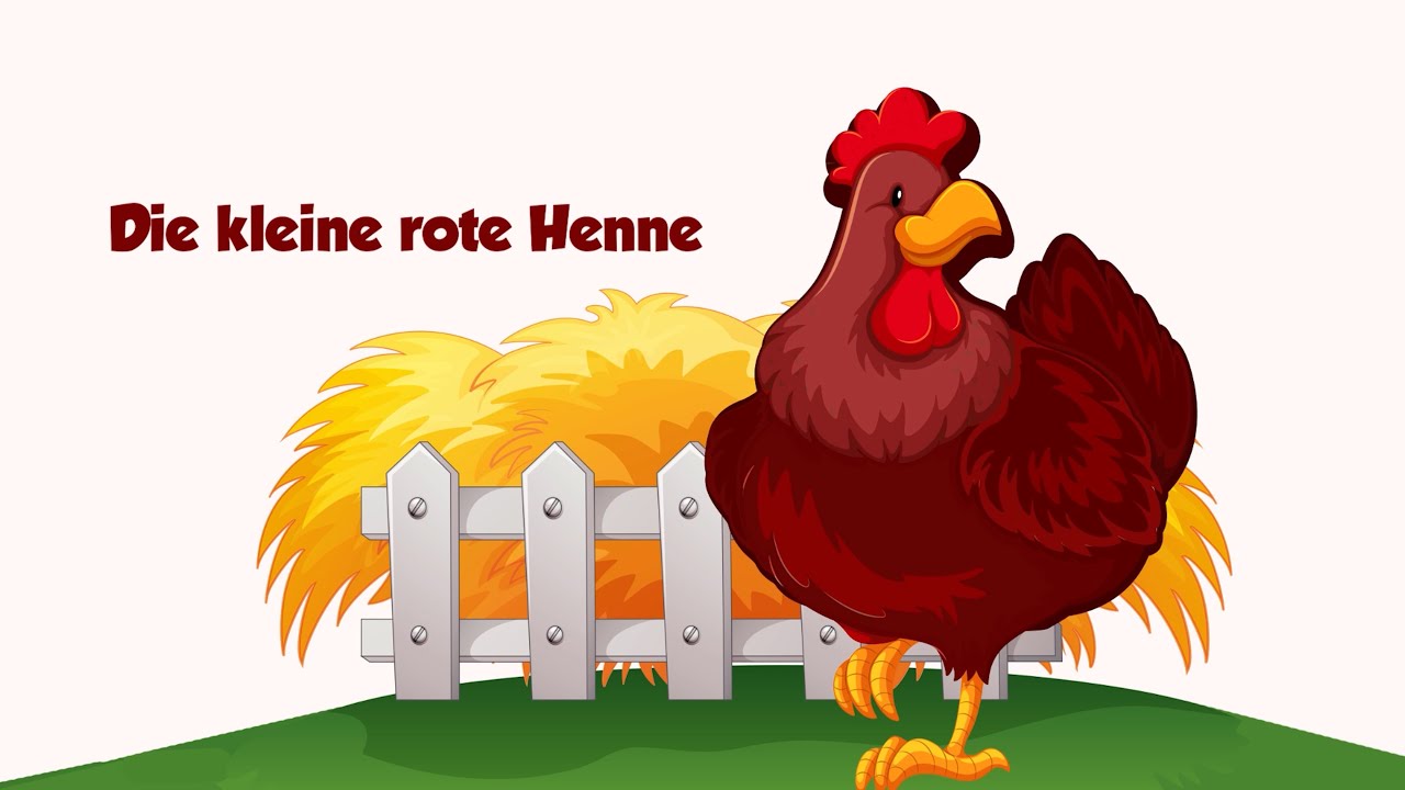 Deutsche Geschichte - Die kleine rote Henne Geschichte (The Little Red ...