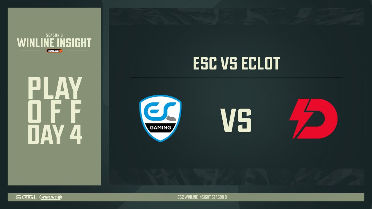 CS2 | ESC vs ECLOT | Winline Insight S8: Play-off | Day 4 | BO3 - YouTube