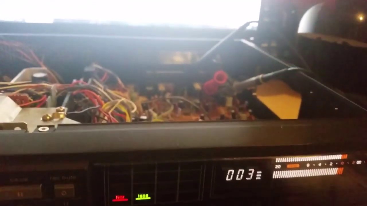Technics RS-M280 playback gain test. - YouTube