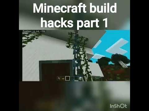 minecraft build hacks part 1 - YouTube