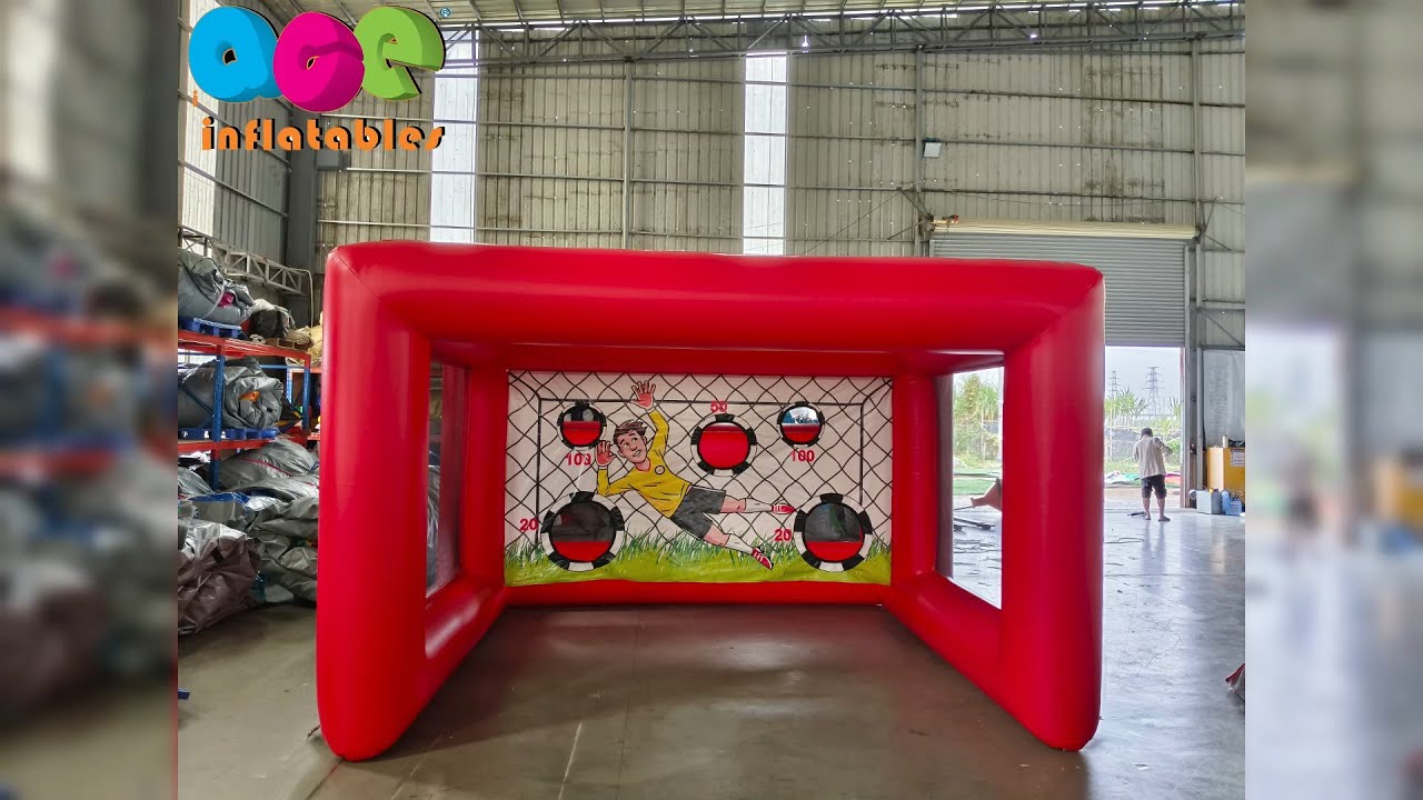 Football Theme Inflation Door to Start Happy Shooting - YouTube