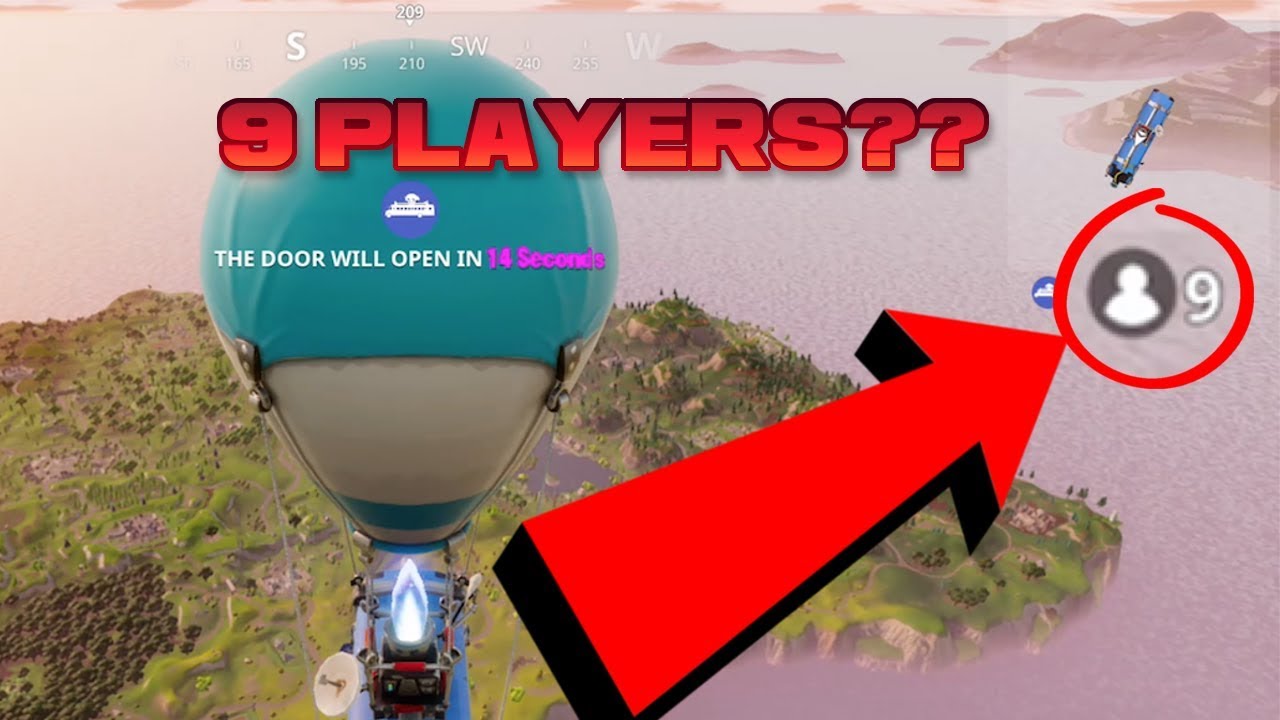 ONLY 9 PLAYERS!!! | Fortnite Battle Royale (WIN) [9 PLAYER GAME] - YouTube